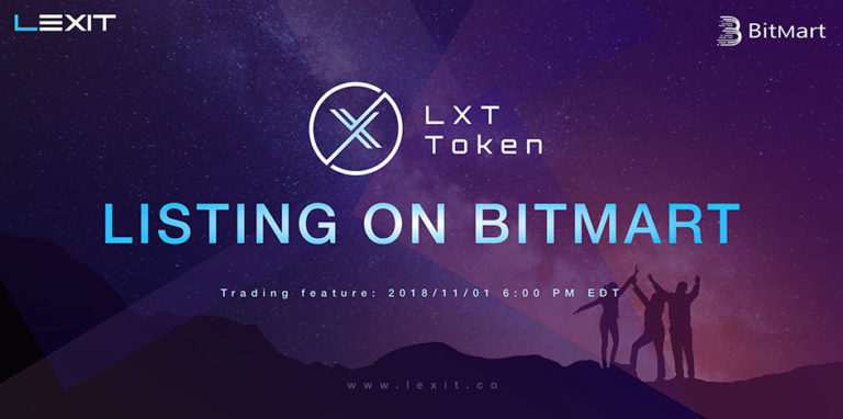 PR: LEXIT (LXT) secures listing on BitMart exchange