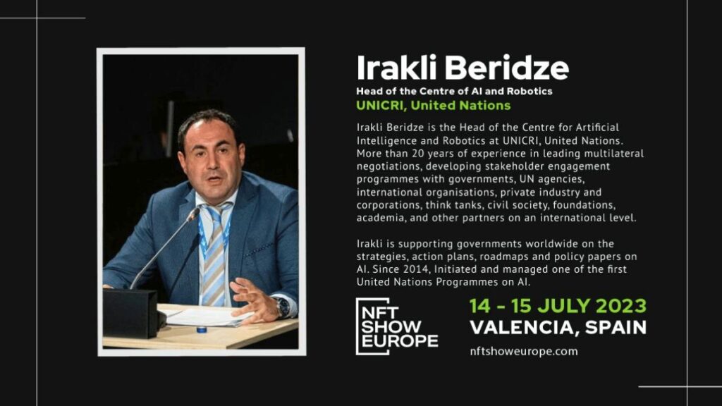 NFT Show Europe: Interview with Irakli Beridze
