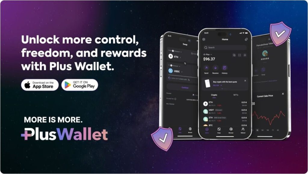 Best Crypto Wallets: Plus Wallet, SafeWallet, Coinbase, & Argent